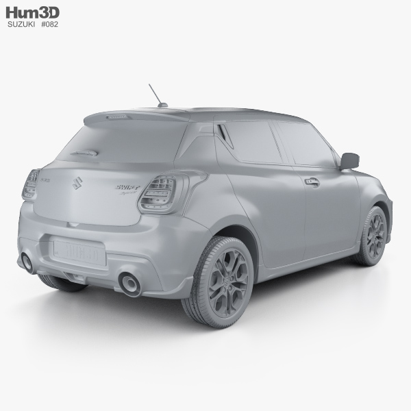 Suzuki Swift Sport 2020 Modelo 3D - Descargar Hatchback activado ...