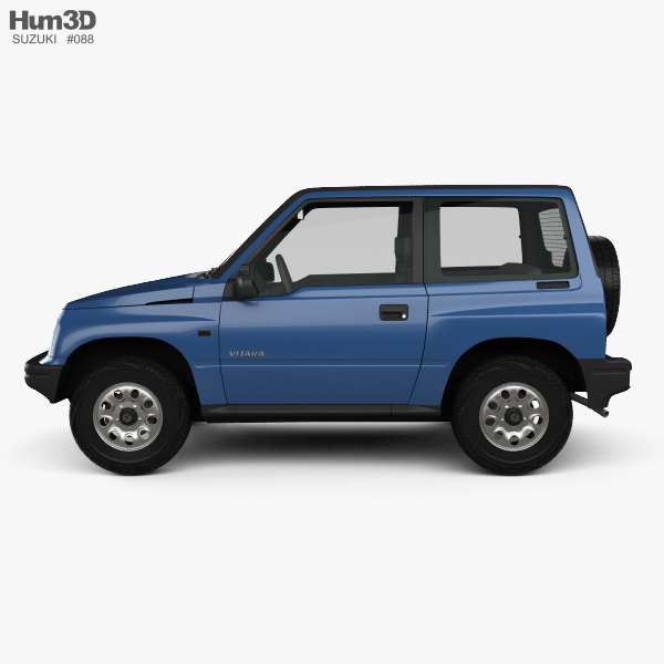 Suzuki Vitara 3门 1998 3D模型 - 下载 Crossover SUV on 3DModels.org