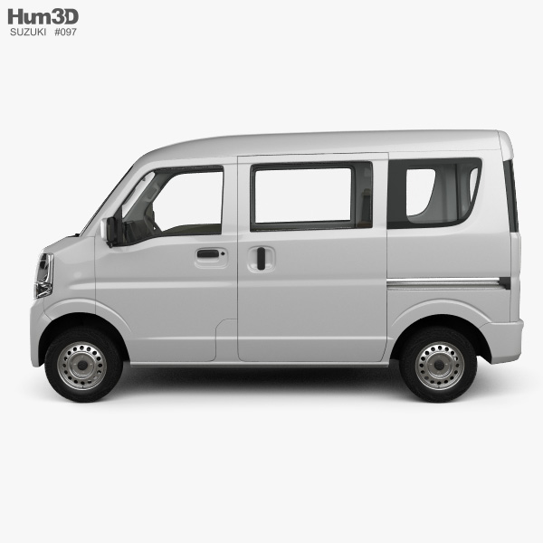 Suzuki Every with HQ interior 2020 3D model - Download Van on 3DModels.org