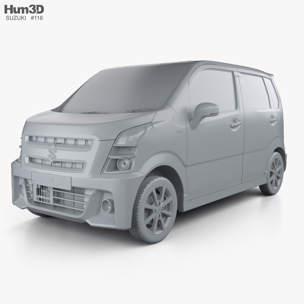 Suzuki Wagon R Stingray hybrid with HQ interior 2021 3D model ...