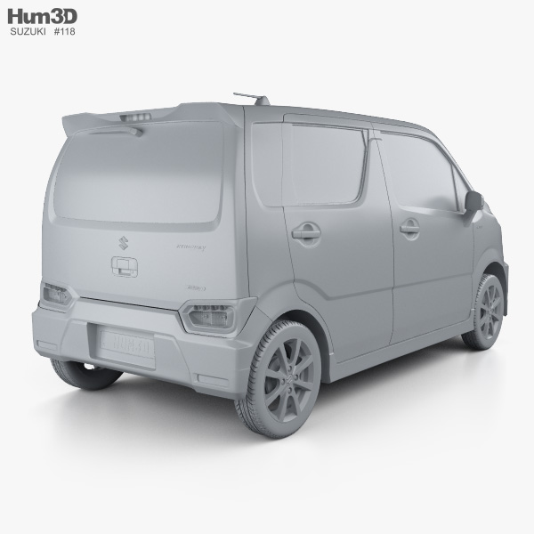 Suzuki Wagon R Stingray hybrid with HQ interior 2021 3D model ...