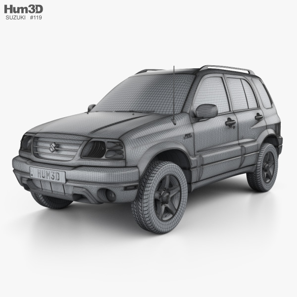Suzuki Grand Vitara 5-door 2008 3D model - Download Hatchback on ...