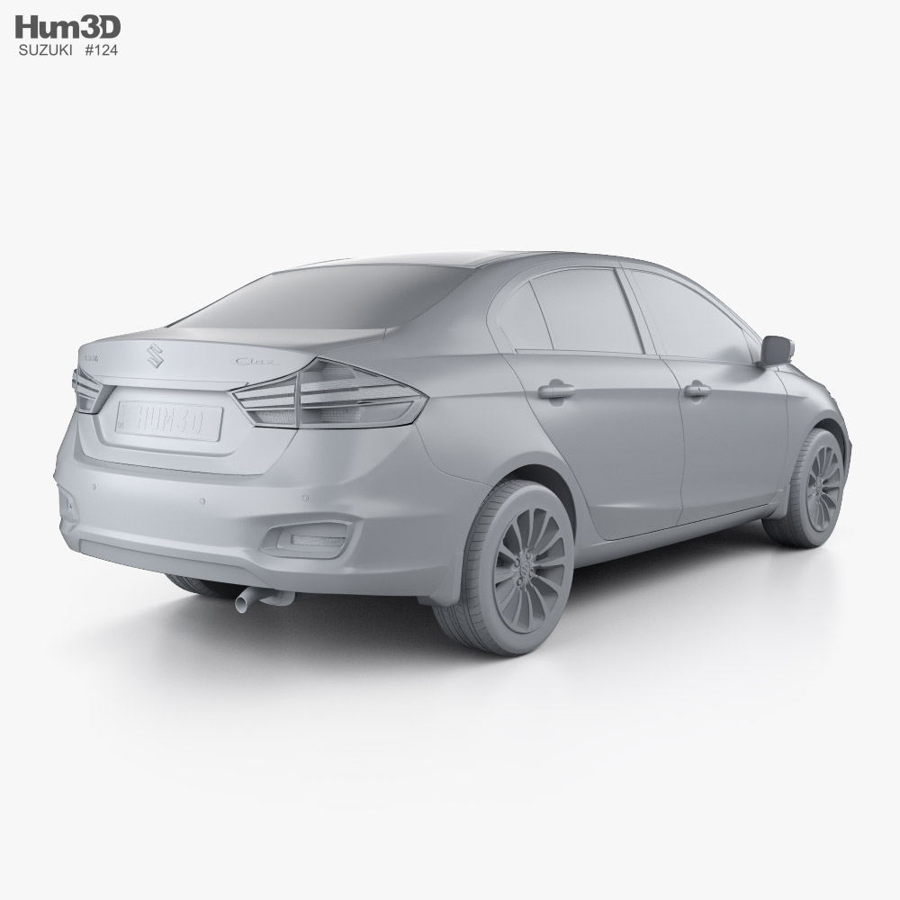 Suzuki Ciaz 2023 3D model - Download Sedan on 3DModels.org