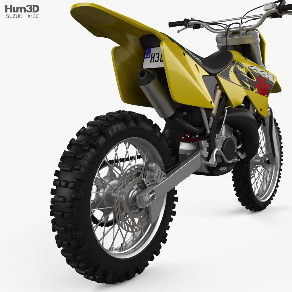 Suzuki RM250 2001 3D model - Download Motorcycle on 3DModels.org