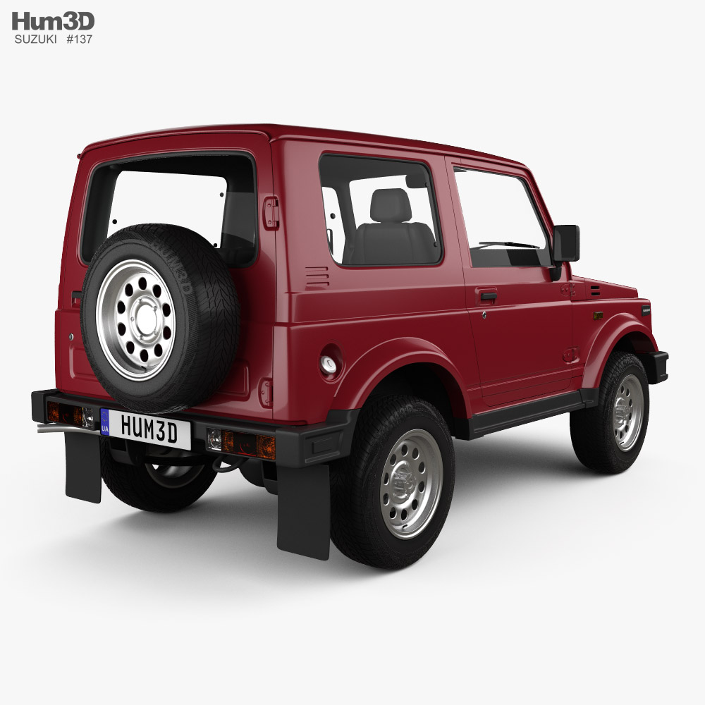 Suzuki Samurai SWB 1996 Modelo 3D - Descargar Crossover SUV activado ...