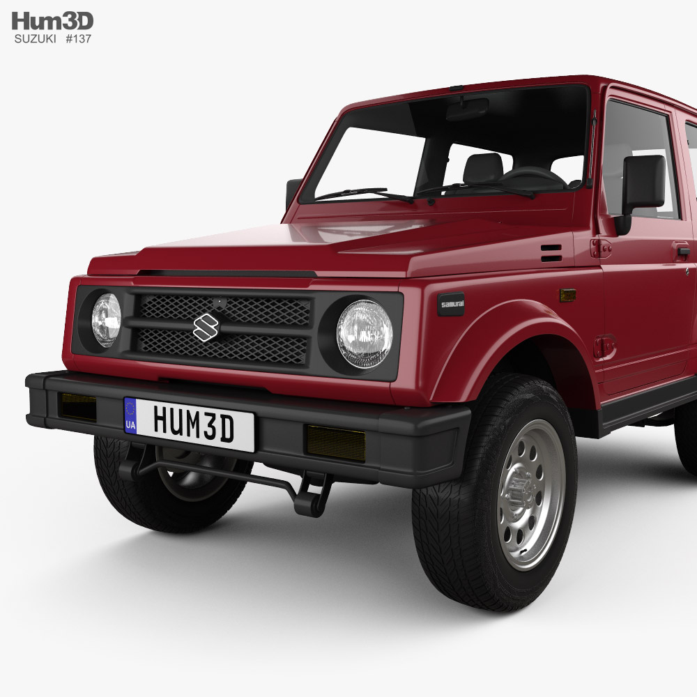 Suzuki Samurai SWB 1996 Modelo 3D - Descargar Crossover SUV activado ...