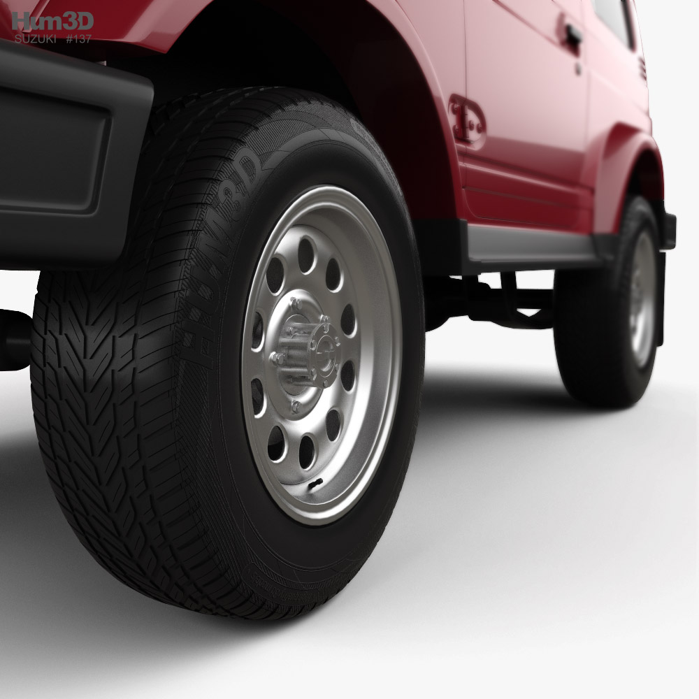 Suzuki Samurai SWB 1996 Modelo 3D - Descargar Crossover SUV activado ...
