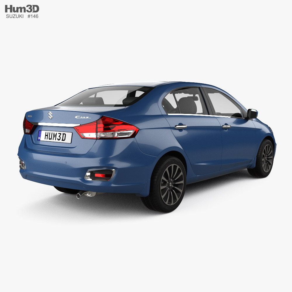 Suzuki Ciaz with HQ interior 2023 3D model - Download Sedan on 3DModels.org