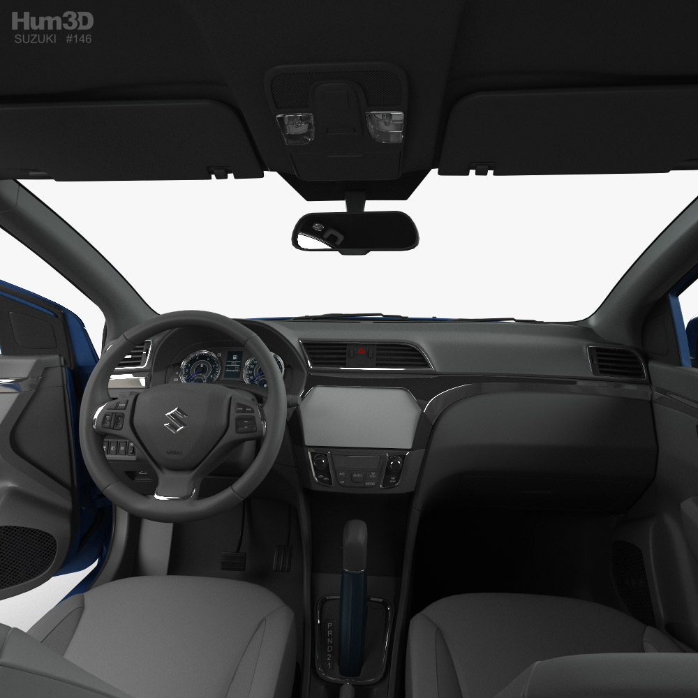 Suzuki Ciaz with HQ interior 2023 3D model - Download Sedan on 3DModels.org