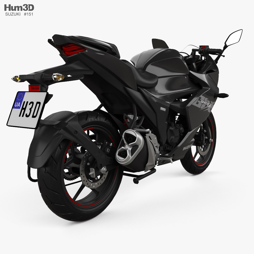 Suzuki Gixxer SF 2025 Modelo 3D - Descargar Motocicletas activado ...