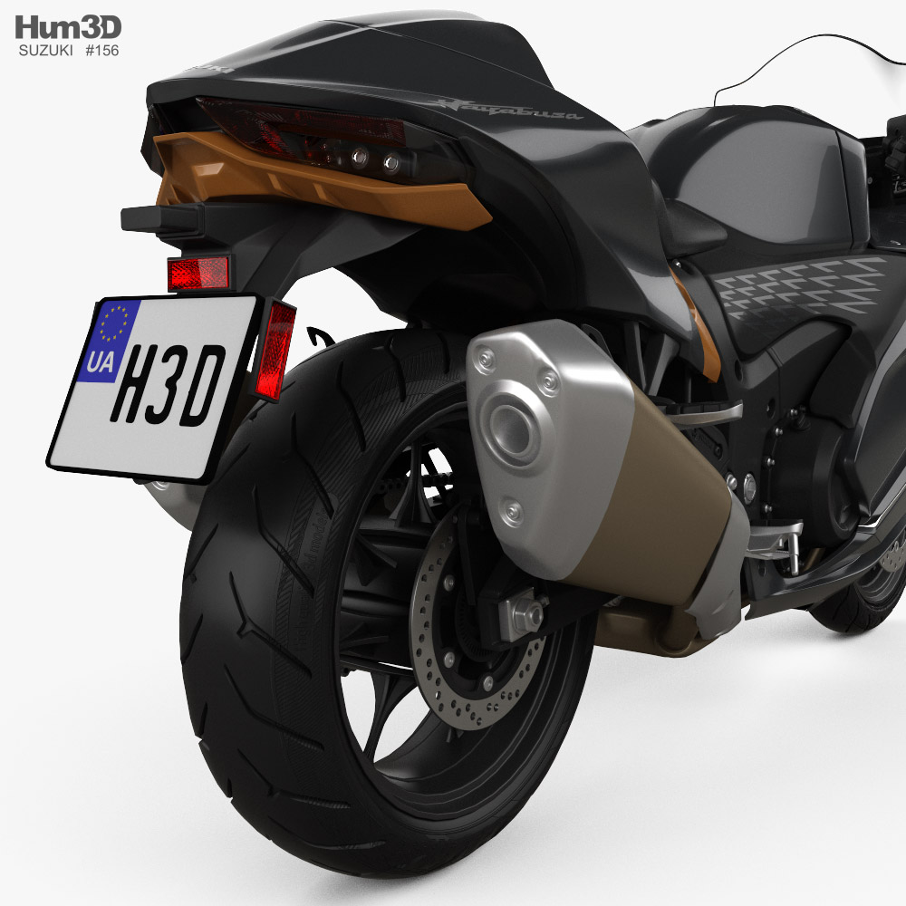 Suzuki Hayabusa 2025 3D model - Download Motorcycle on 3DModels.org