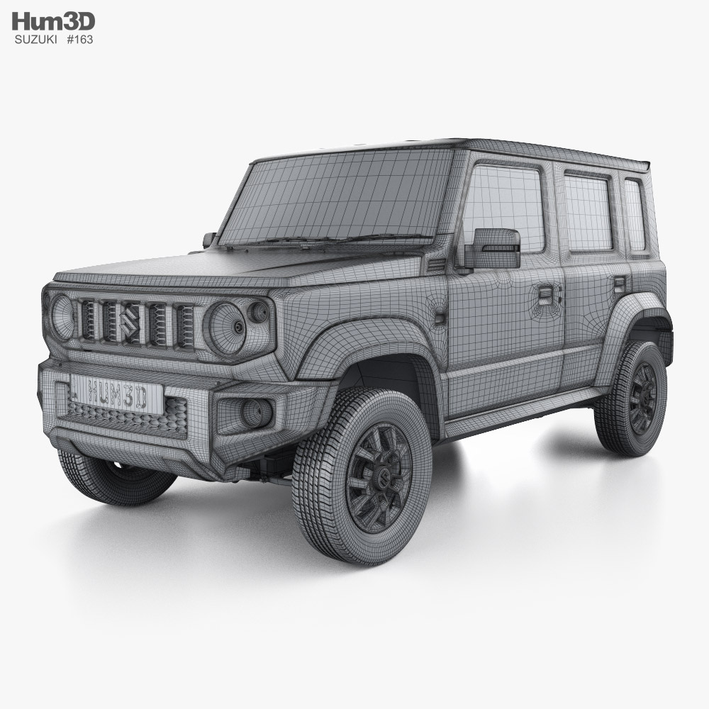 Suzuki Maruti Jimny 5-door 2022 3D model - Download Hatchback on ...