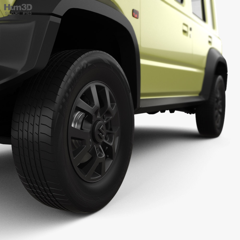 Suzuki Maruti Jimny 5-door 2022 3D model - Download Hatchback on ...