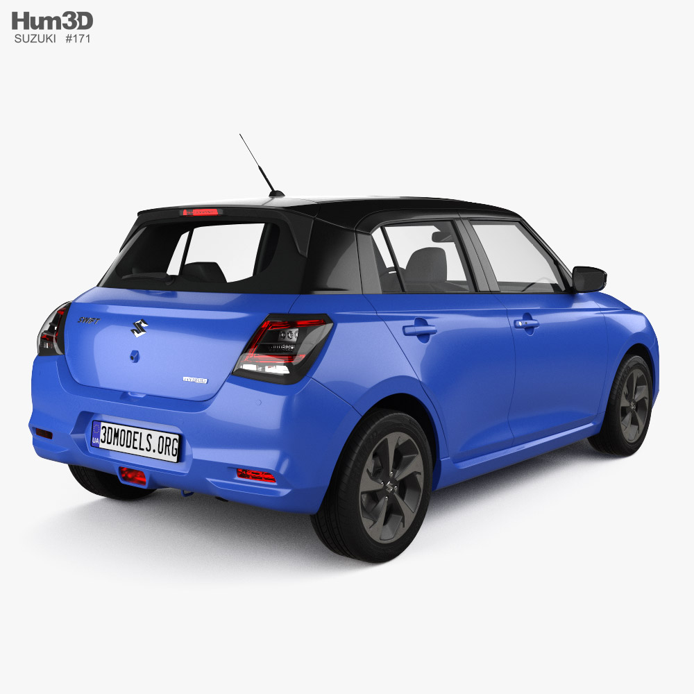 Suzuki Swift Hybrid 2025 3D model - Download Hatchback on 3DModels.org