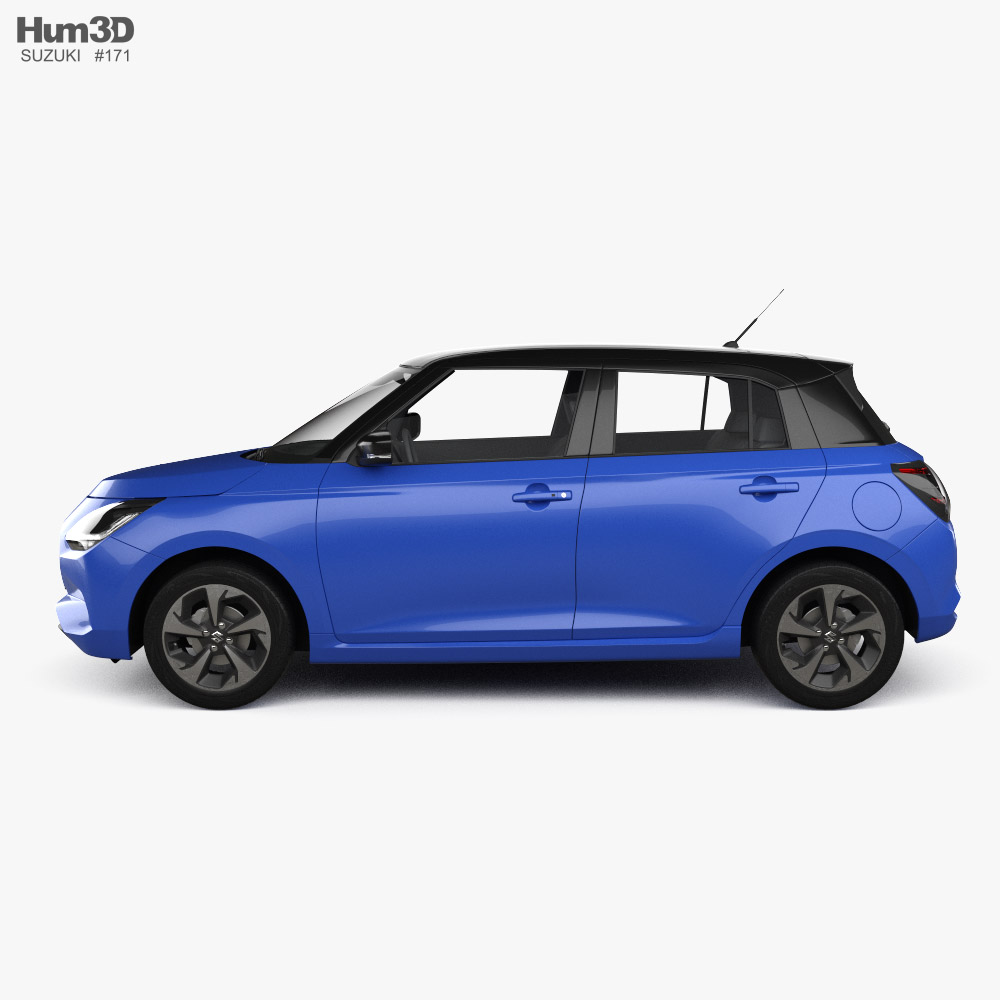 Suzuki Swift Hybrid 2025 3D model - Download Hatchback on 3DModels.org