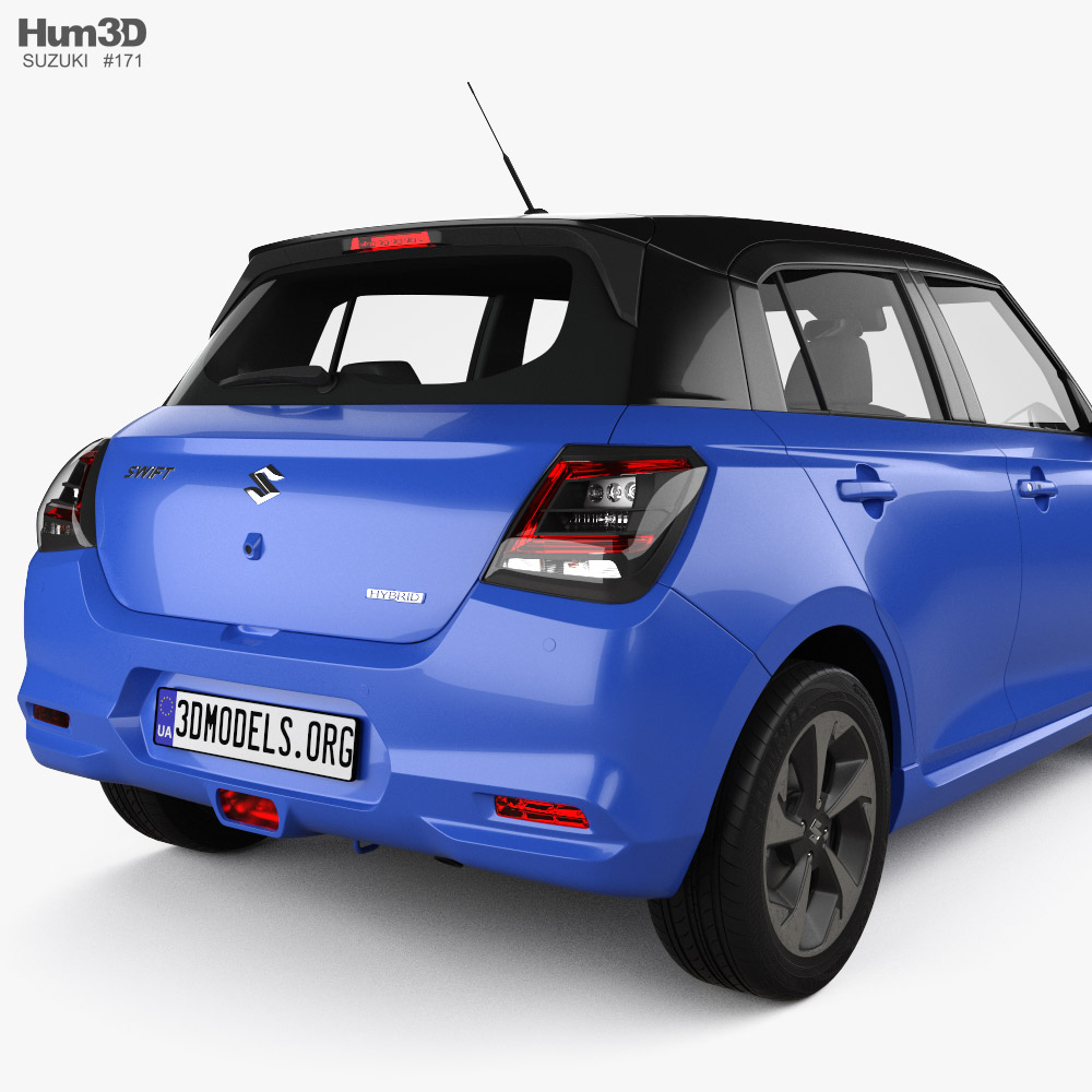Suzuki Swift Hybrid 2025 3D model - Download Hatchback on 3DModels.org