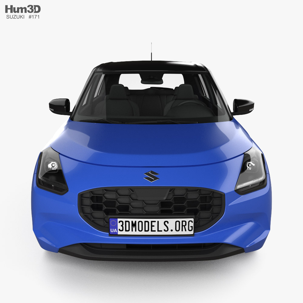 Suzuki Swift Hybrid 2025 3D model - Download Hatchback on 3DModels.org