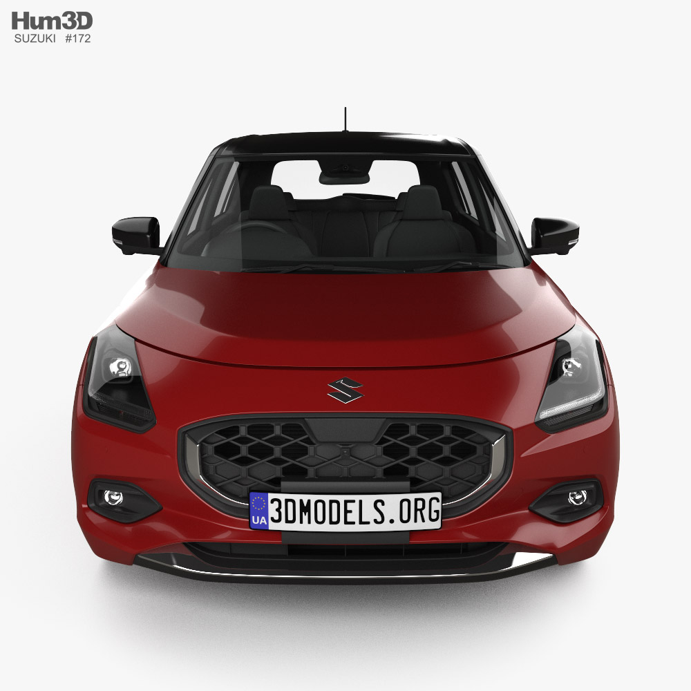 Suzuki Swift Hybrid JP-spec 2025 3D model - Download Hatchback on ...