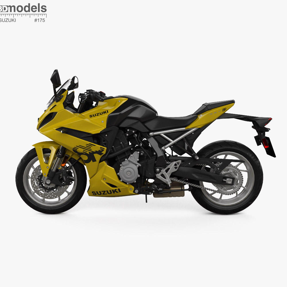 Suzuki GSX-8R 2025 3D model - Download Motorcycle on 3DModels.org