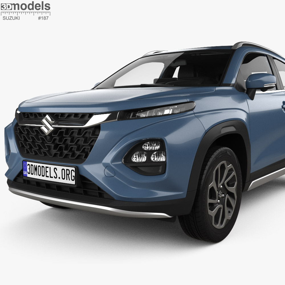Suzuki Maruti Fronx with HQ interior 2023 3D model - Download Crossover ...