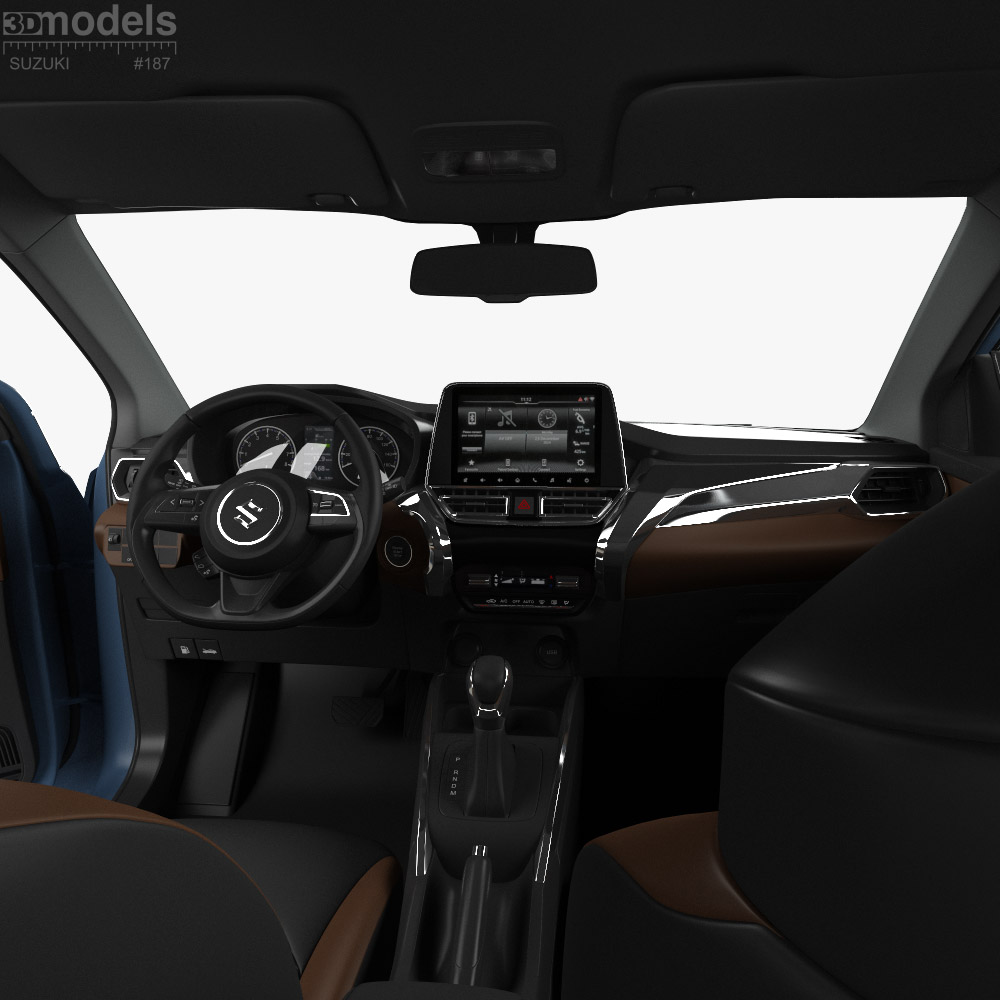 Suzuki Maruti Fronx with HQ interior 2023 3D model - Download Crossover ...