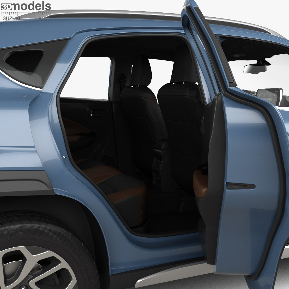 Suzuki Maruti Fronx with HQ interior 2023 3D model - Download Crossover ...
