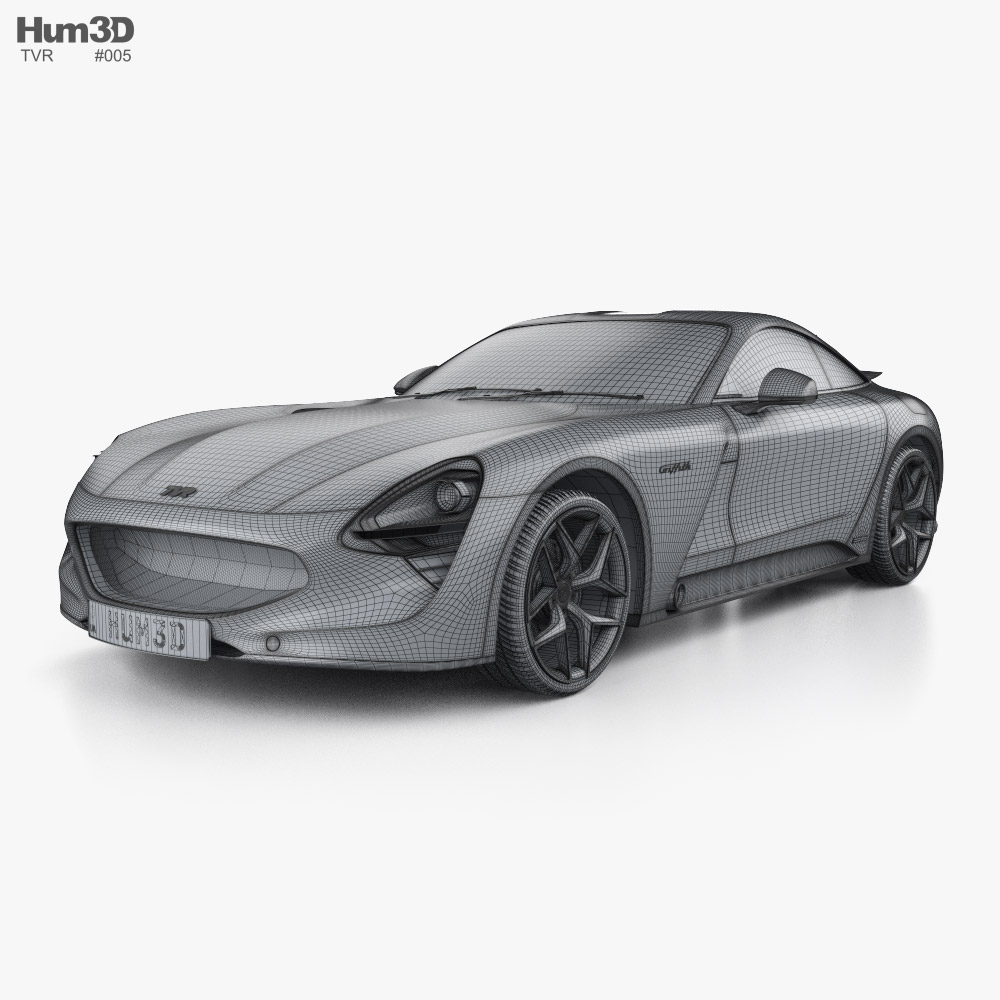 TVR Griffith 2021 3D 모델 - 다운로드 Sports car on 3DModels.org