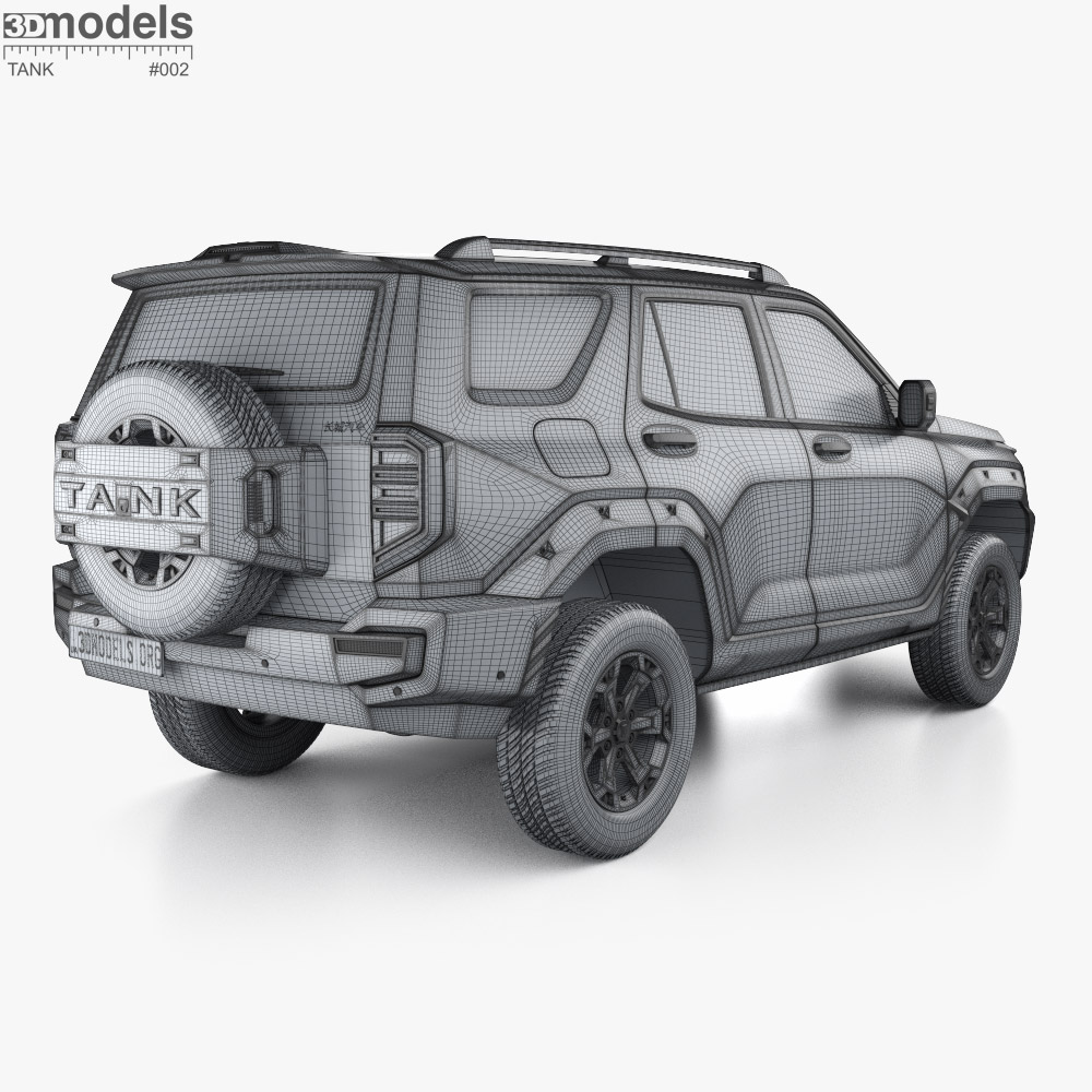 Tank 400 2025 3D model - Download Crossover SUV on 3DModels.org