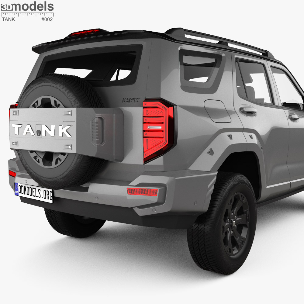 Tank 400 2025 3D model - Download Crossover SUV on 3DModels.org