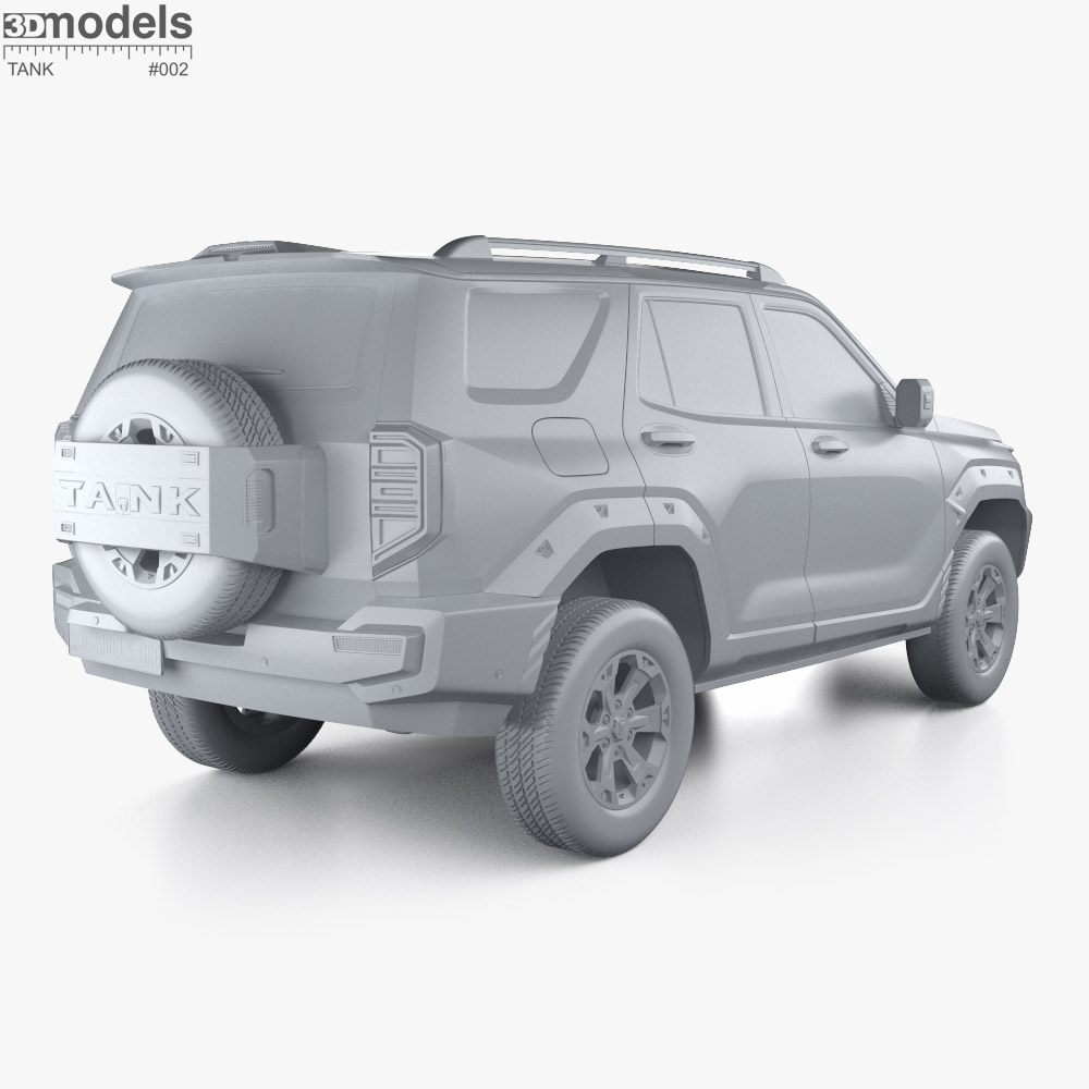 Tank 400 2025 3D model - Download Crossover SUV on 3DModels.org
