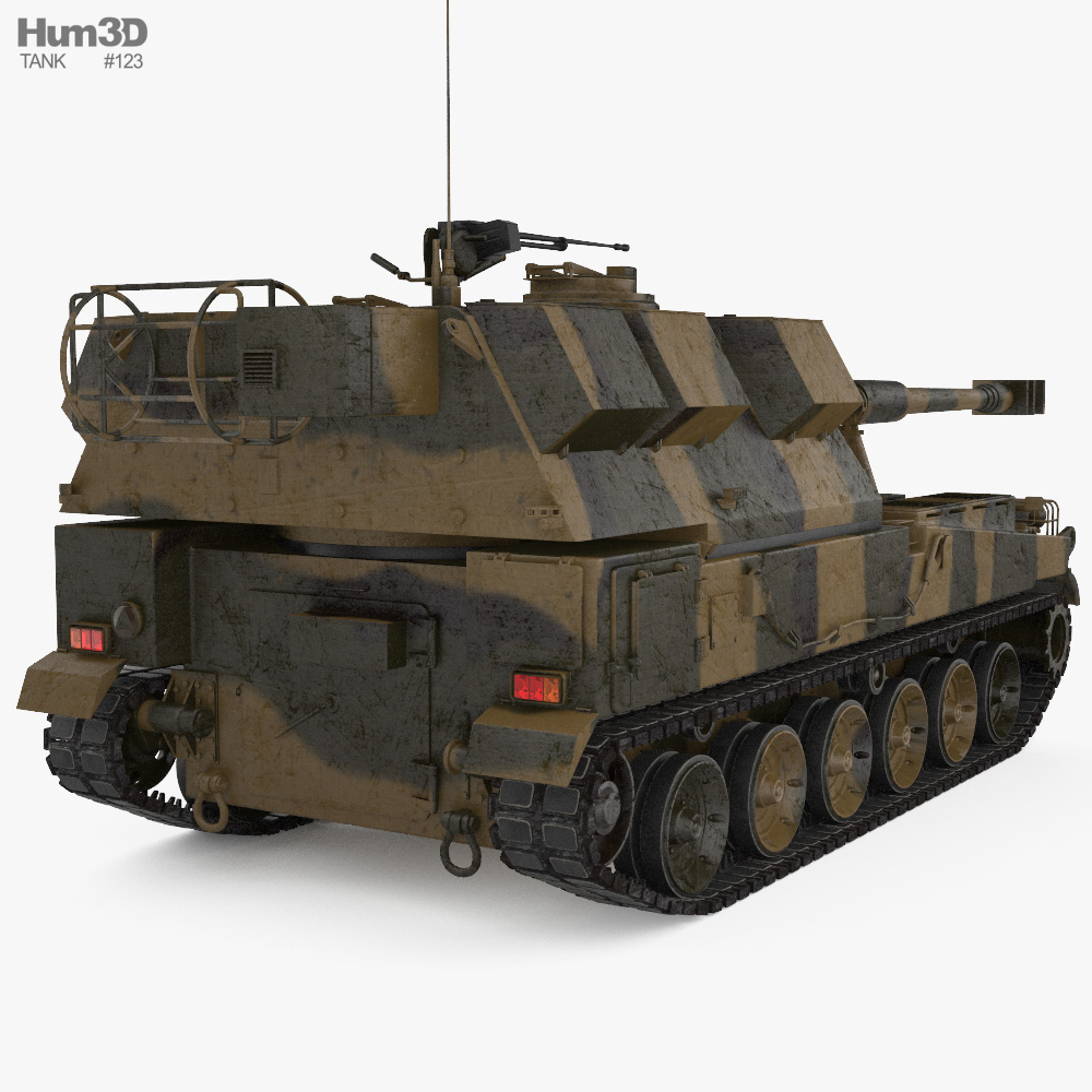 AHS Krab 3D model - Download Artillery systems on 3DModels.org