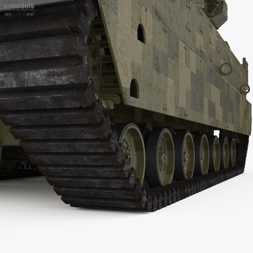 AS21 레드백 보병 전투 차량 3D 모델 - 다운로드 전투 차량 on 3DModels.org