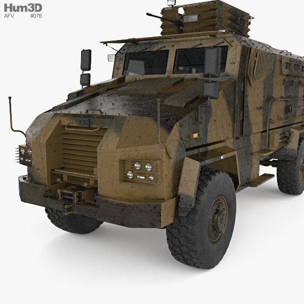 BMC Kirpi MRAP 3D model - Download Fighting Vehicle on 3DModels.org