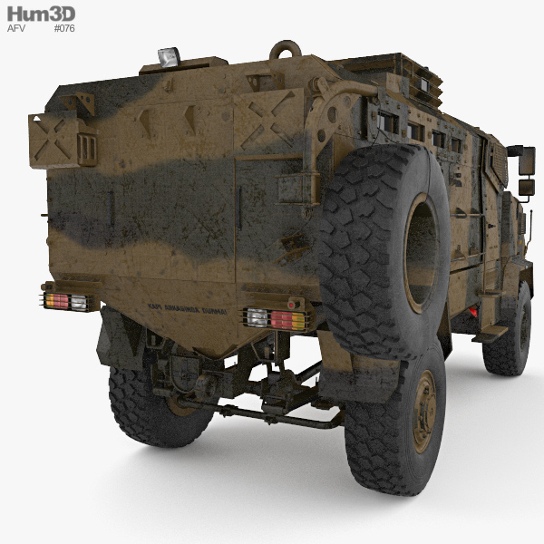 BMC Kirpi MRAP 3D model - Download Fighting Vehicle on 3DModels.org