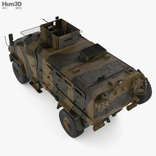BMC Kirpi MRAP 3D model - Download Fighting Vehicle on 3DModels.org