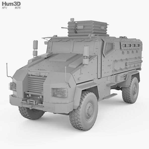 BMC Kirpi MRAP 3D model - Download Fighting Vehicle on 3DModels.org