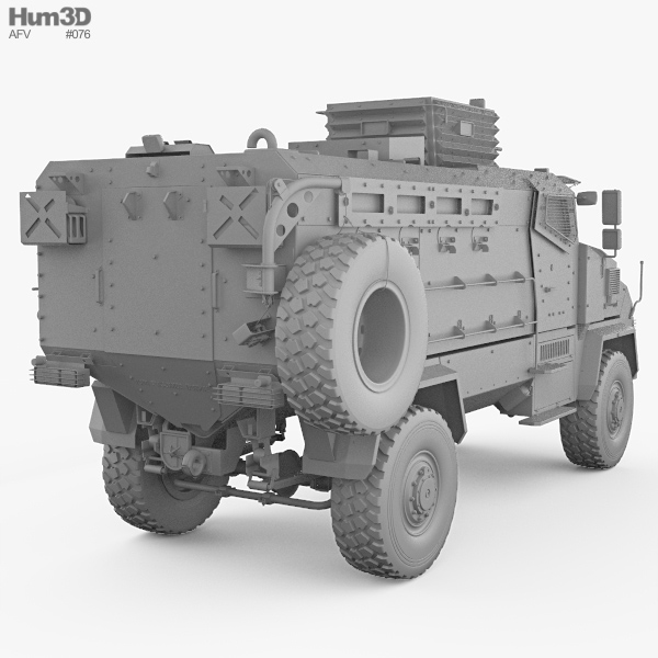 BMC Kirpi MRAP 3D model - Download Fighting Vehicle on 3DModels.org