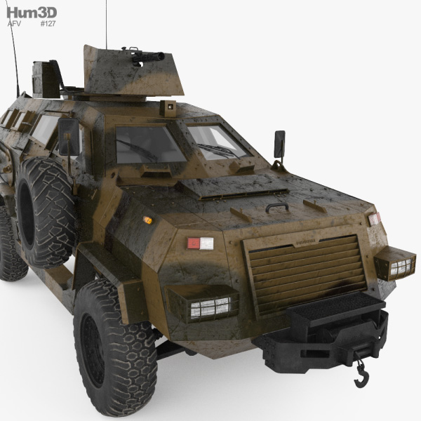 Didgori-2 Special Operations Vehicle 3D model - Download Fighting ...
