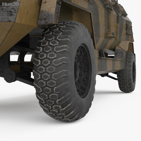 Didgori-2 Special Operations Vehicle 3D model - Download Fighting ...