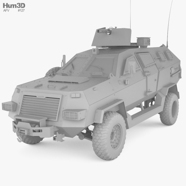 Didgori-2 Special Operations Vehicle 3D model - Download Fighting ...