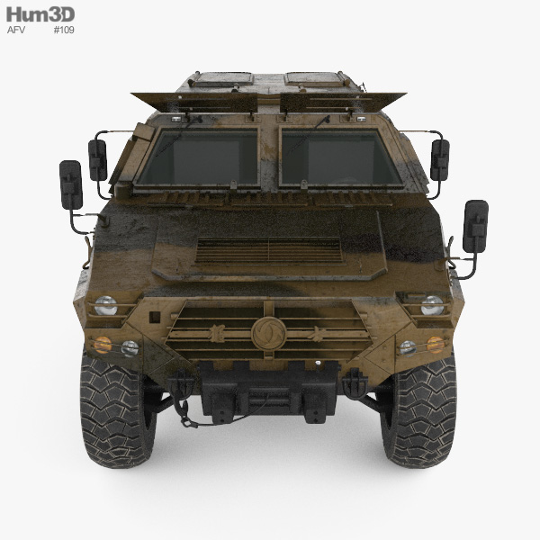 Dongfeng CSK-131 Mengshi 3D model - Download Military Automobile on ...