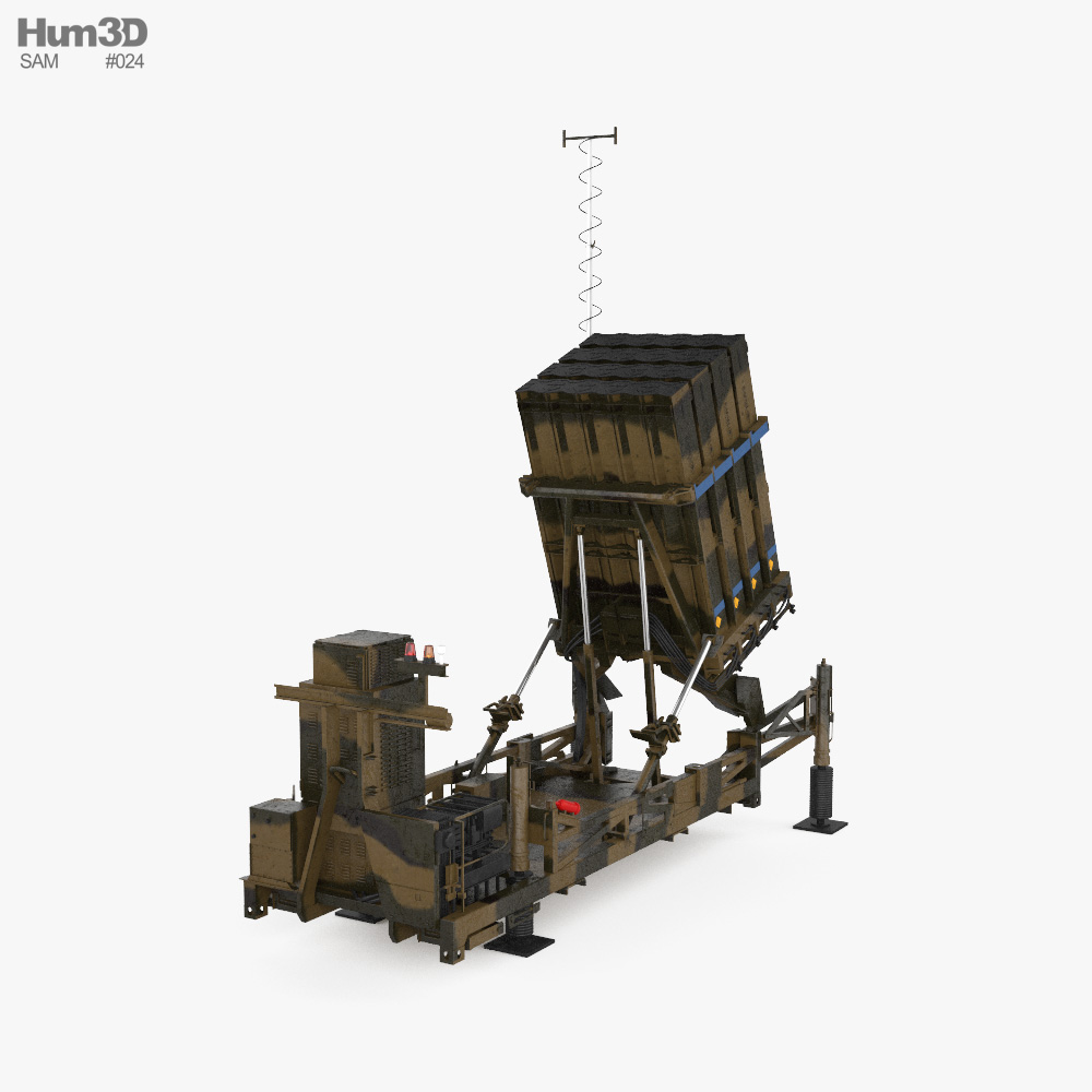 Iron Dome ADS 3D model - Download Artillery systems on 3DModels.org