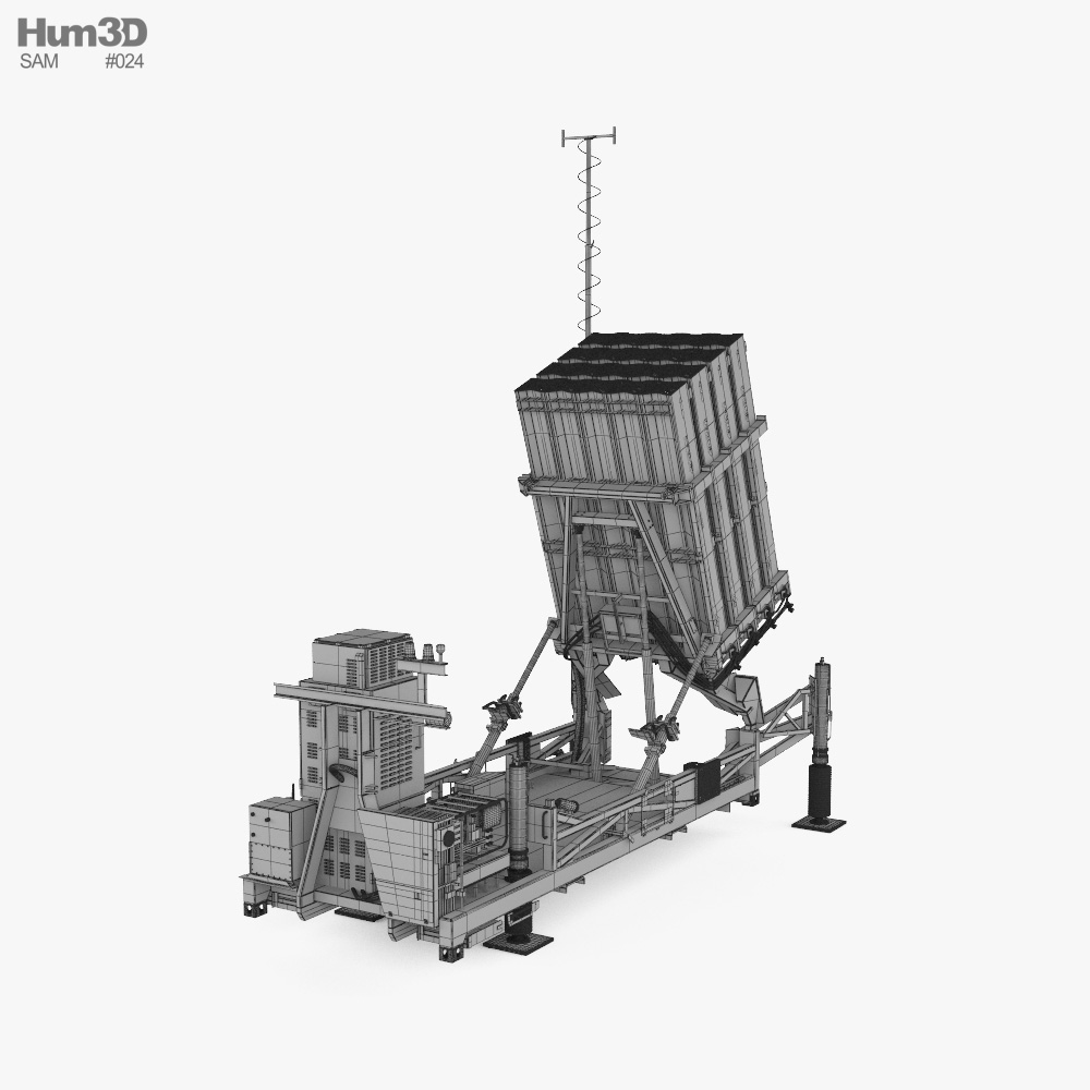 Iron Dome ADS 3D model - Download Artillery systems on 3DModels.org