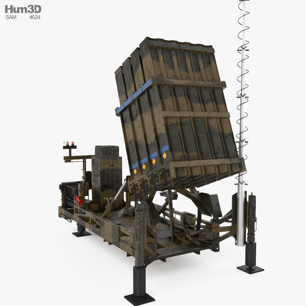 Iron Dome ADS 3D model - Download Artillery systems on 3DModels.org