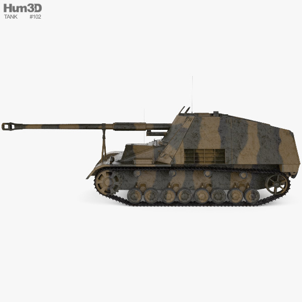 Nashorn 3D model - Download Tank on 3DModels.org