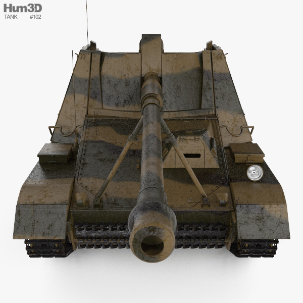 Nashorn 3D model - Download Tank on 3DModels.org