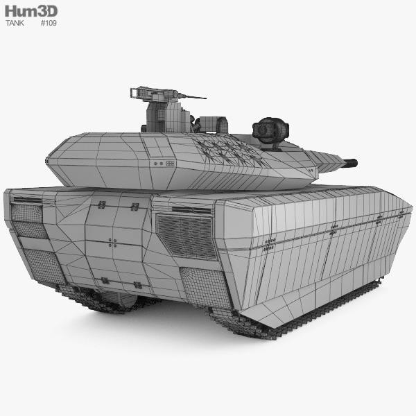 PL-01 Light Tank 3D model - Download Tank on 3DModels.org