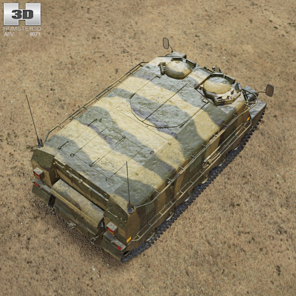 Pansarvarnsrobotbandvagn 551 (PvRbBv 551) 3D model - Download Tank on ...