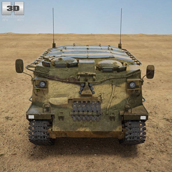 Pansarvarnsrobotbandvagn 551 (PvRbBv 551) 3D model - Download Tank on ...