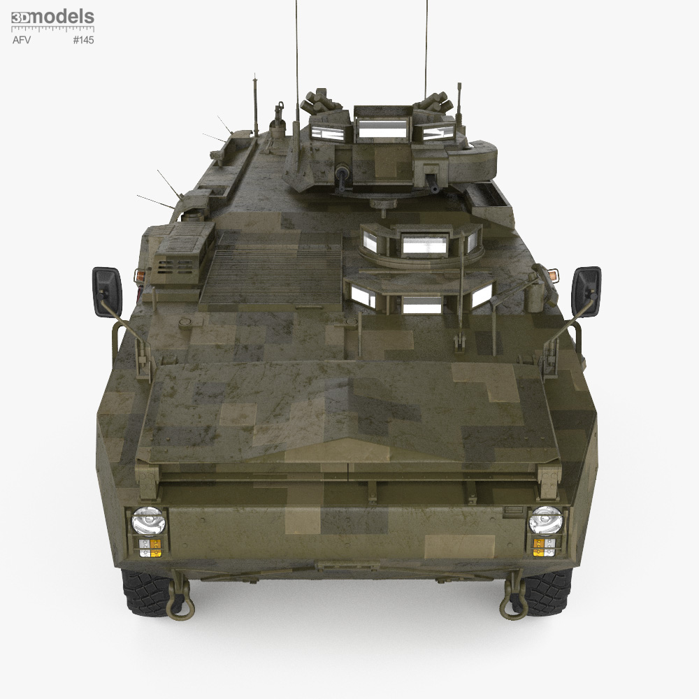 Piranha III C Spanish Marines 3D model - Download Fighting Vehicle on ...